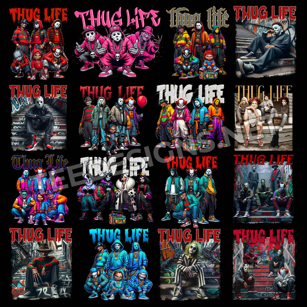 25 Thug Life Designs PNG – Tee Designs